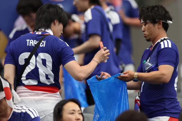Japan's World Cup stadium cleanup sparks domestic equality debate - SGNews